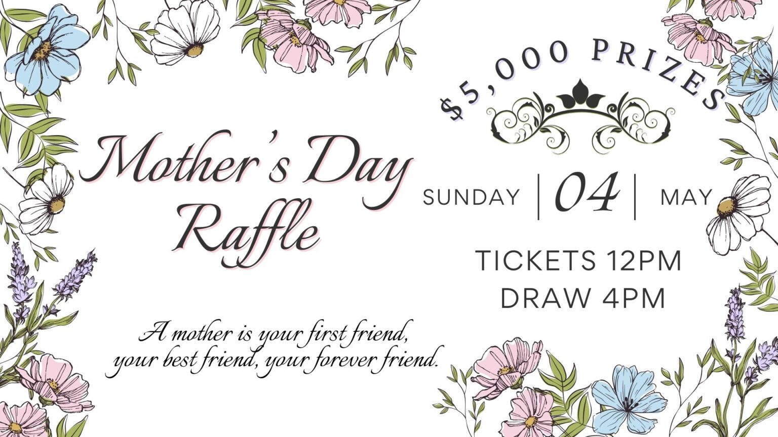Mother's Day Raffle - Windsor RSL